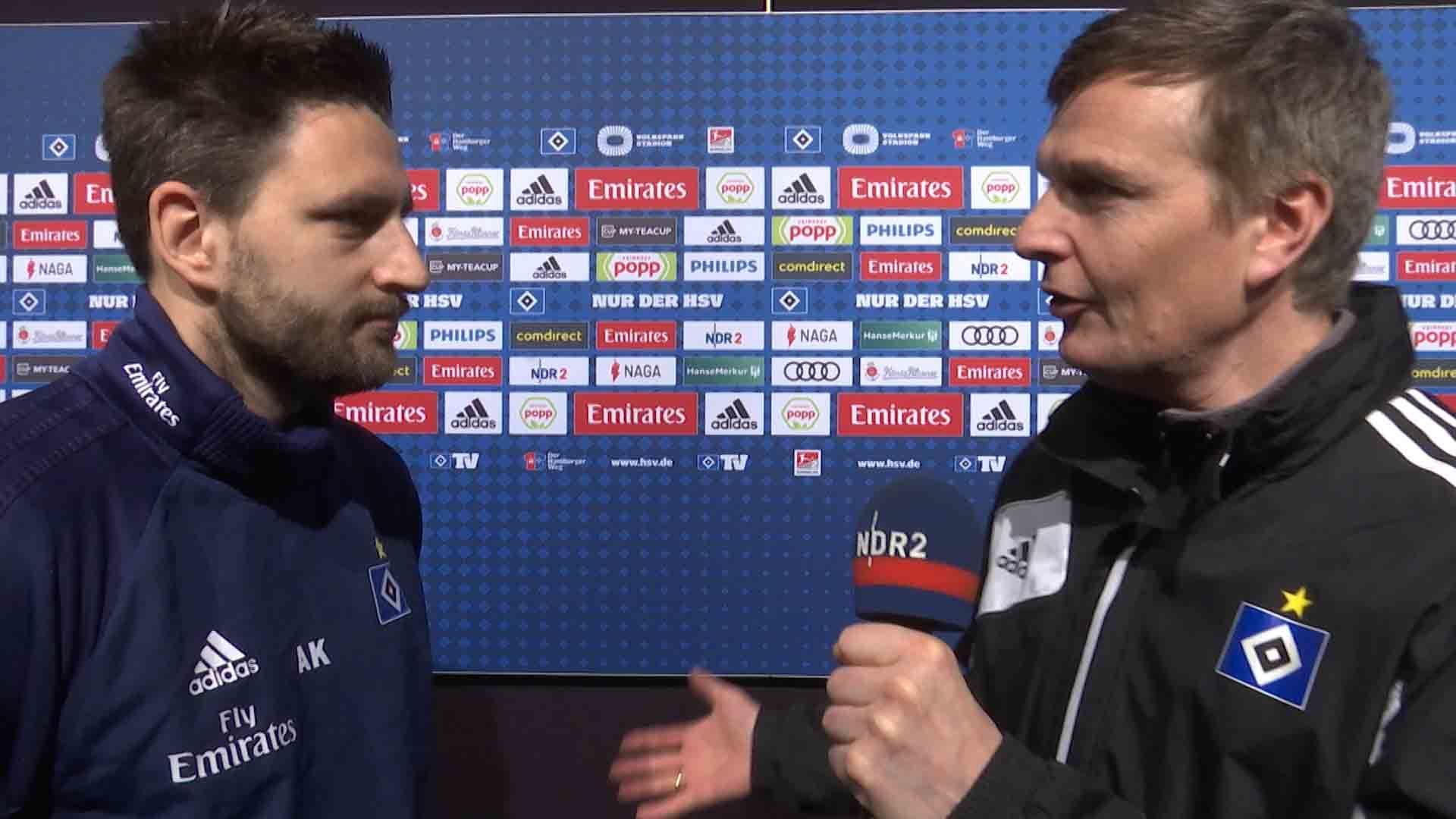 Co-Trainer André Kilian kurz vor dem Anpfiff | HSVtv