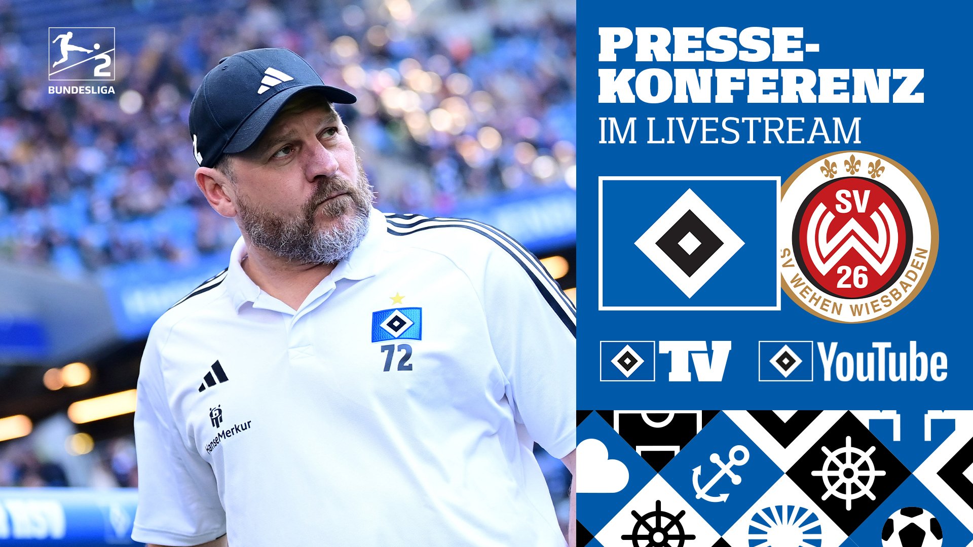 LIVE: PRESSEKONFERENZ - 26. Spieltag - HSV vs. Wiesbaden | HSVtv